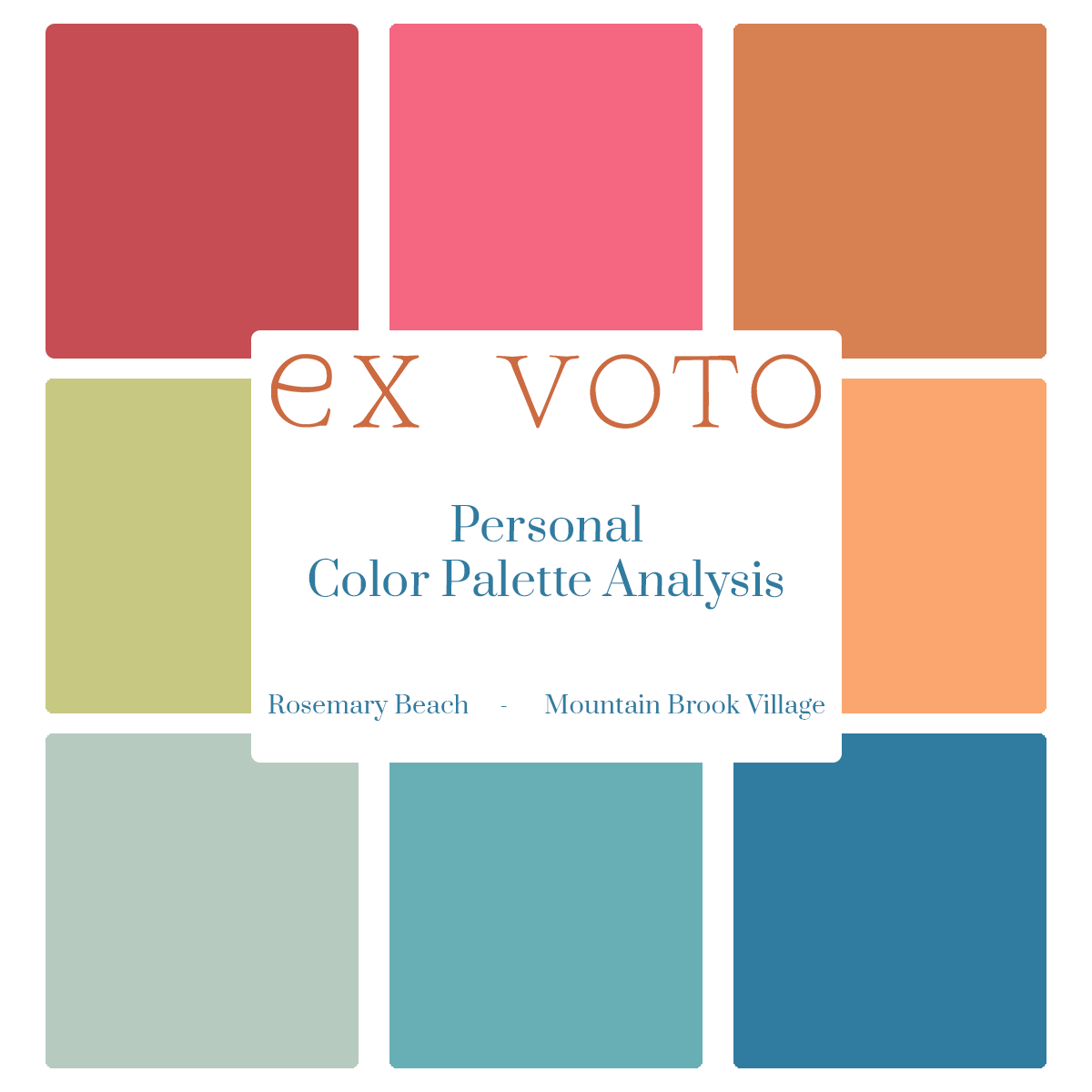 Personal Color Analysis Session – Ex Voto Vintage