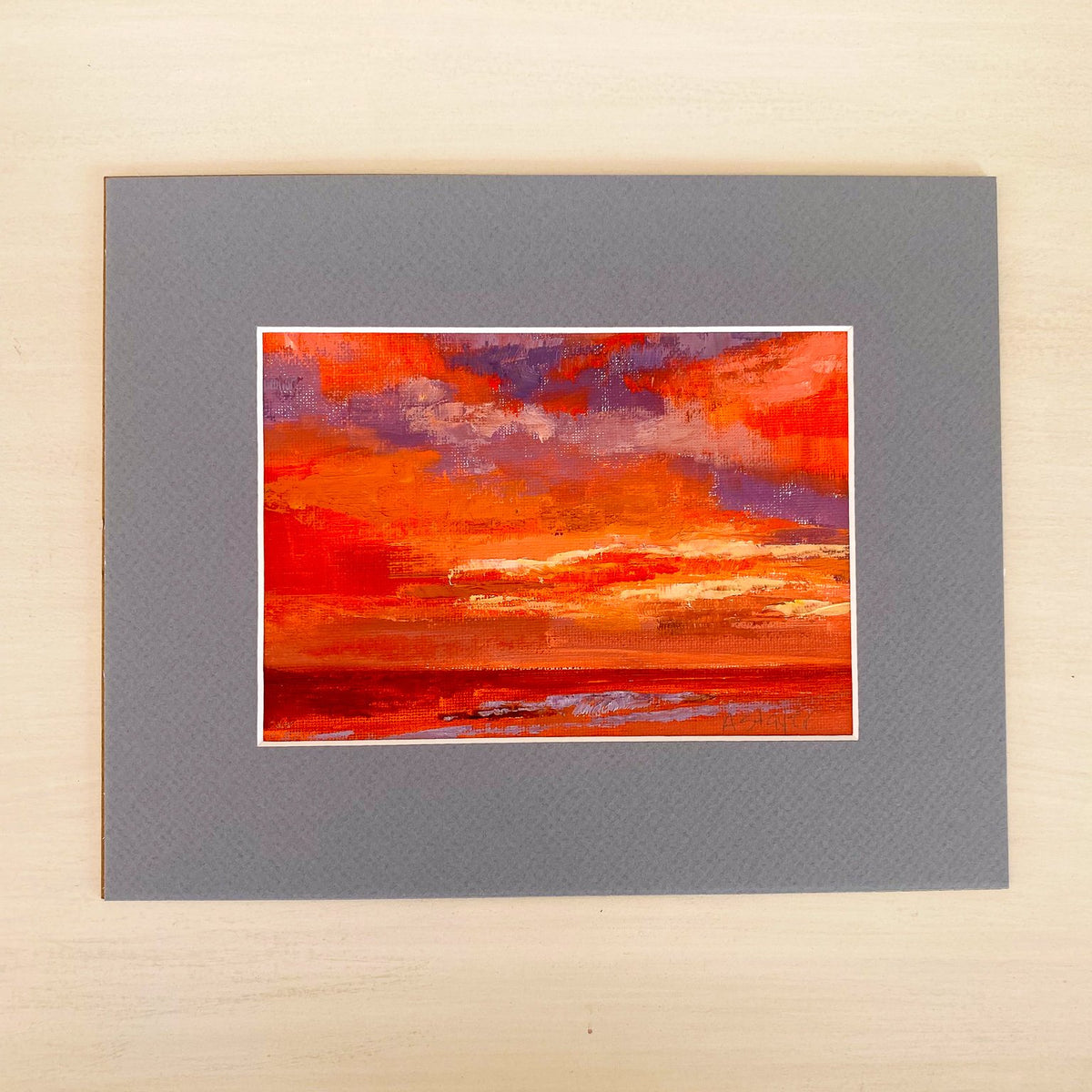 Small Gray Paper Horizontal by Ali Stayer – Ex Voto Vintage