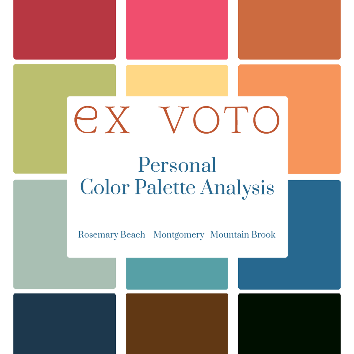 Personal Color Analysis Session – Ex Voto Vintage
